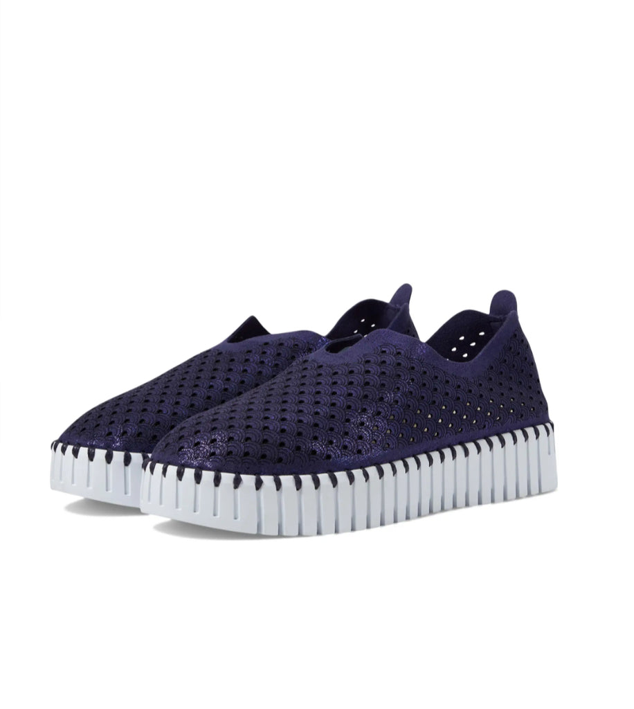 Ilse Jacobsen Tulip 0023 Platform Shoes Navy – Clutch