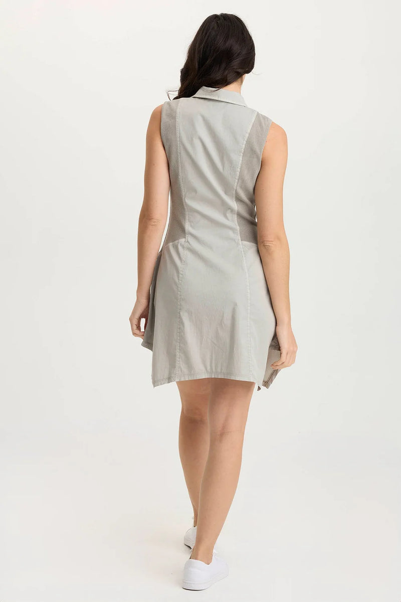 XCVI Delmis Dress in Grey – Clutch